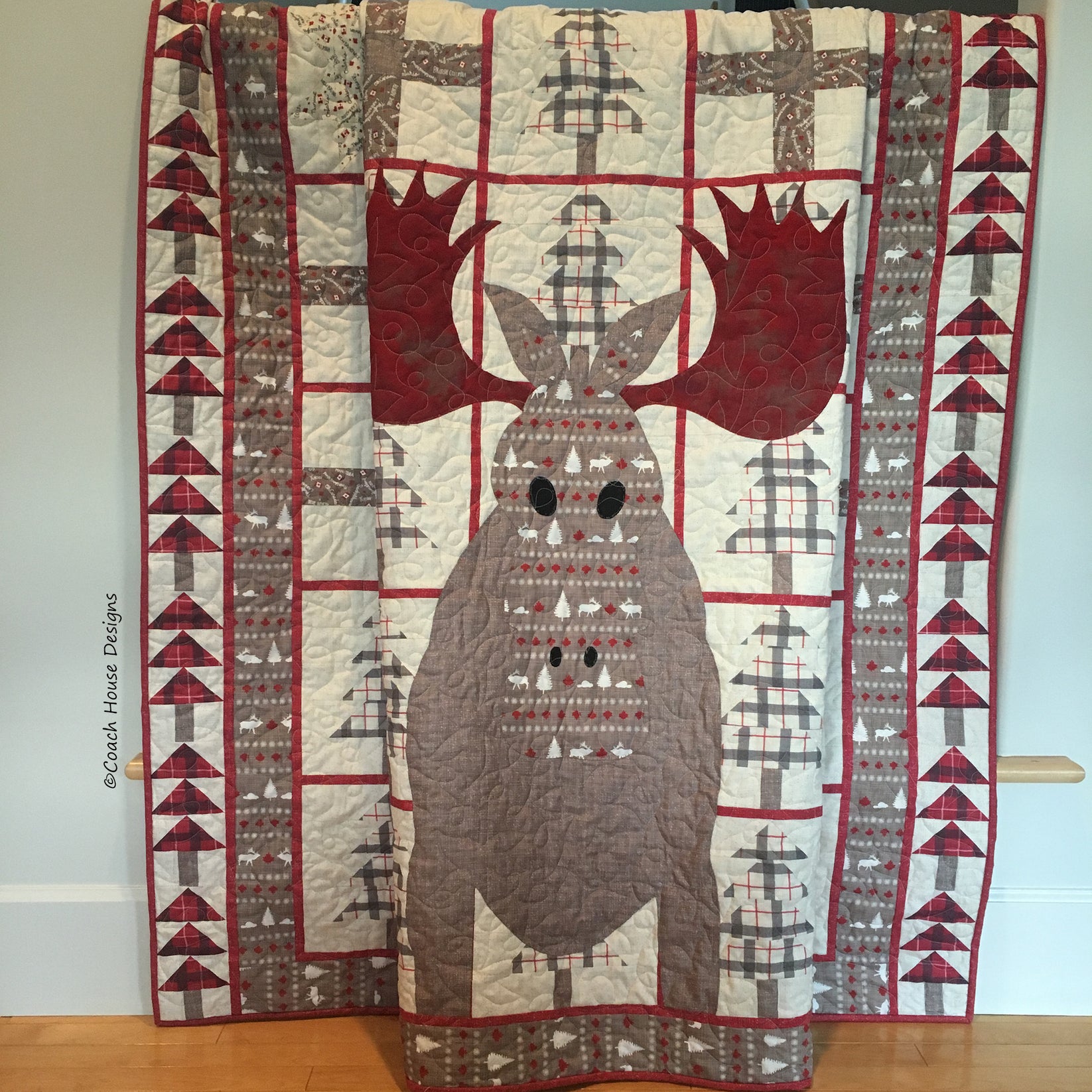Moose! Downloadable PDF Quilt Pattern – Coach House Designs US