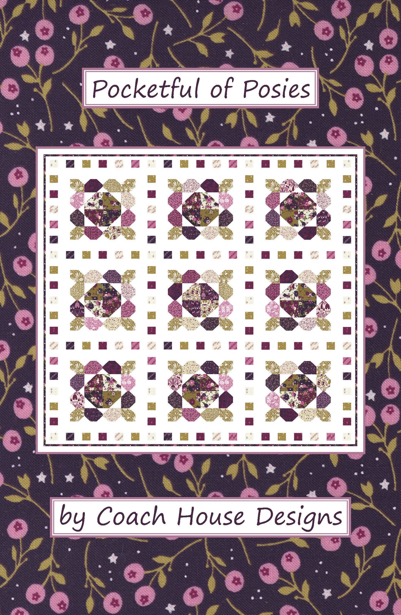 Pocketful of Posies Downloadable PDF Quilt Pattern – Coach House Designs US