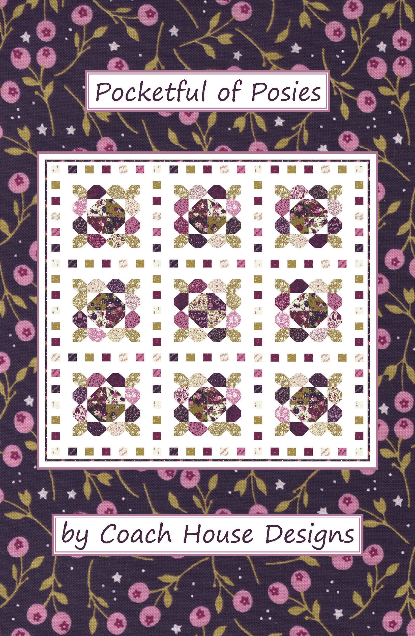 Pocketful of Posies Downloadable PDF Quilt Pattern – Coach House Designs US