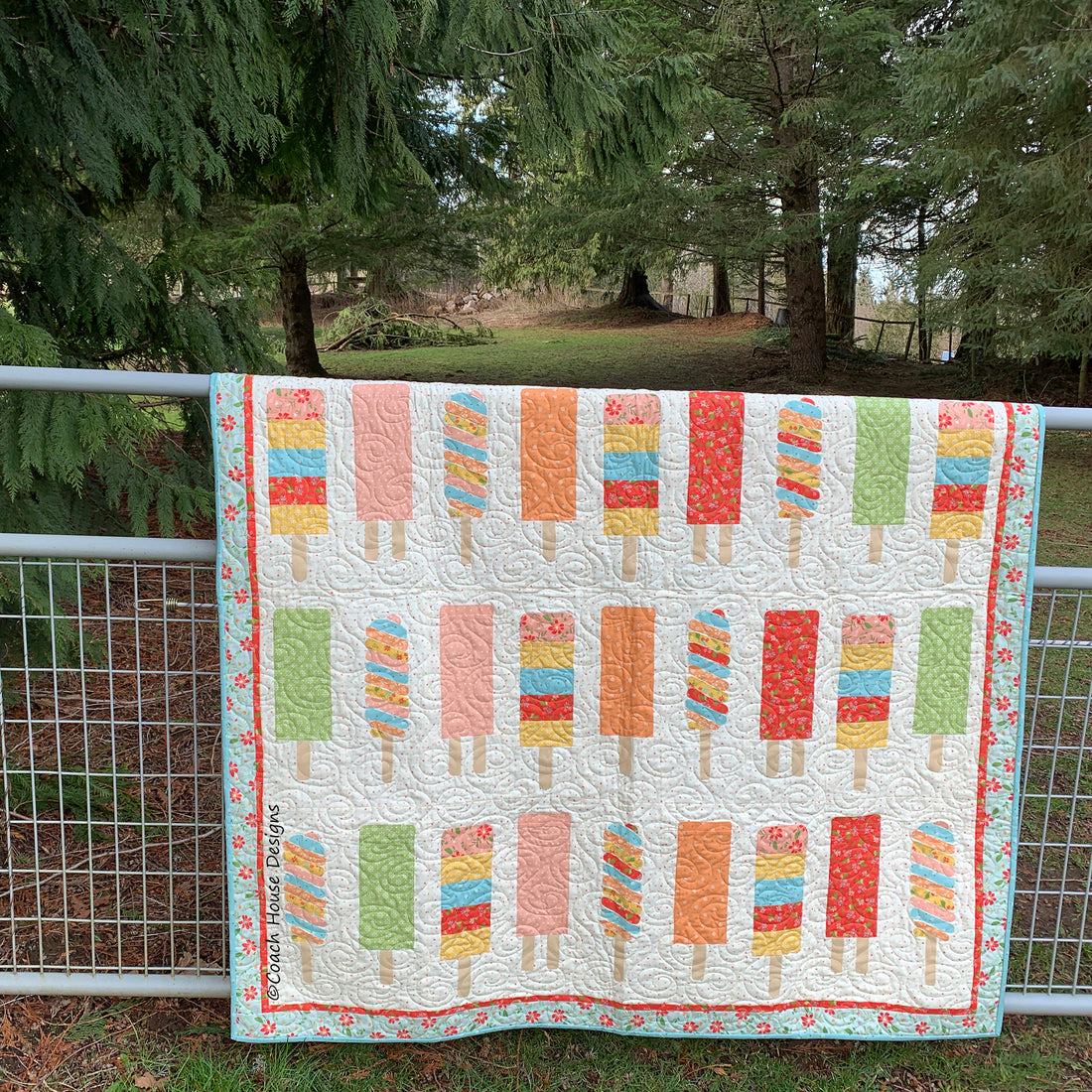 Popsicles Downloadable PDF Quilt Pattern – Coach House Designs US