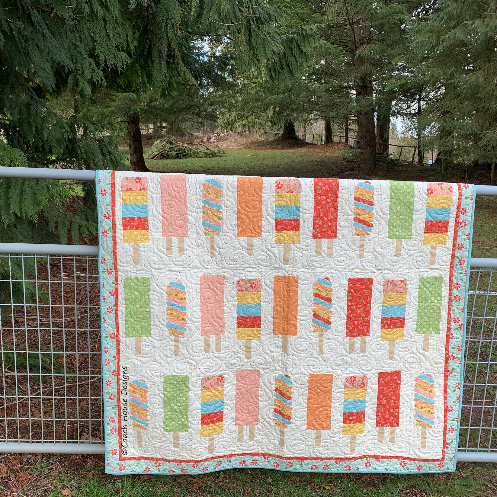 Popsicles Downloadable PDF Quilt Pattern – Coach House Designs US