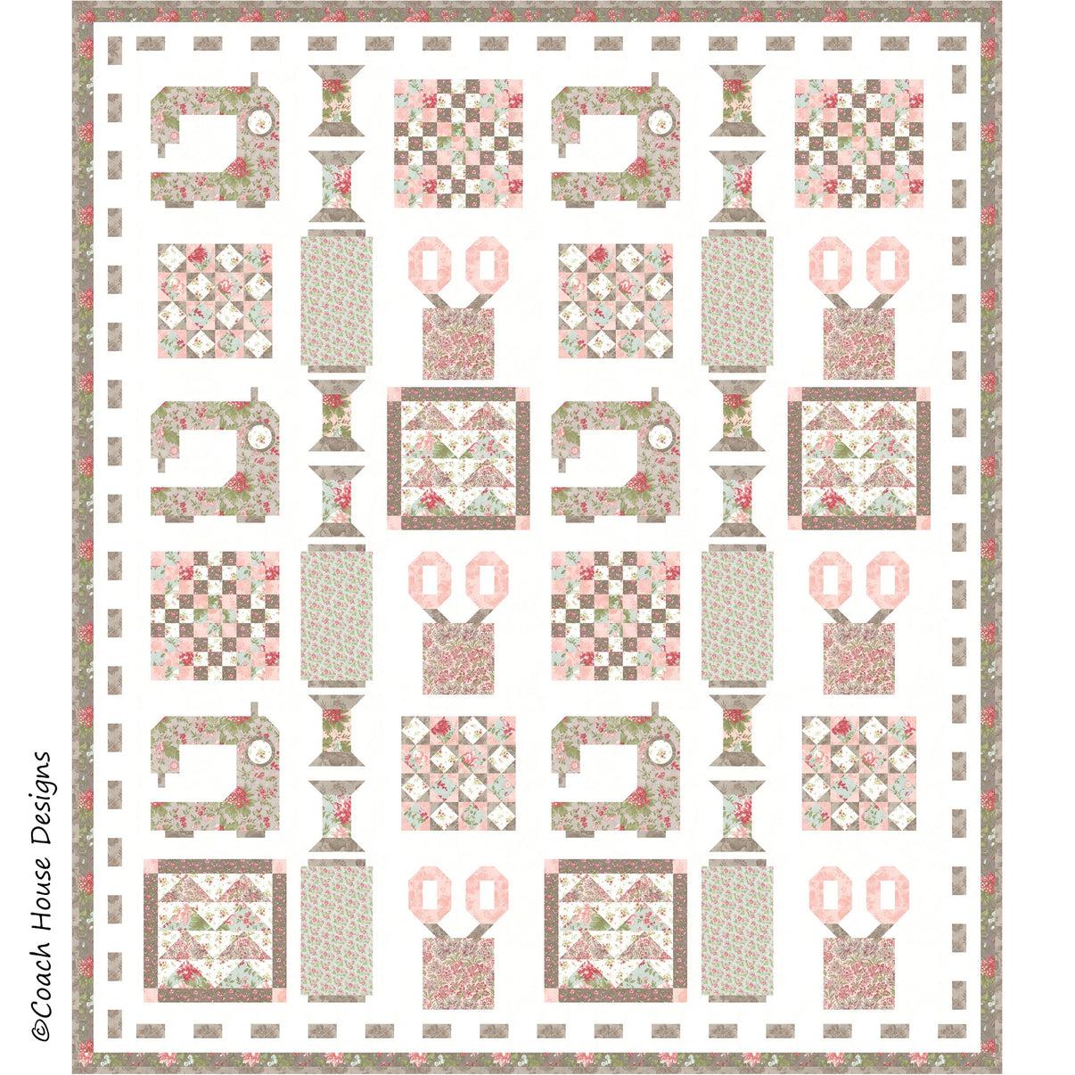 Ready, Set, Quilt! Quilt Pattern – Coach House Designs US