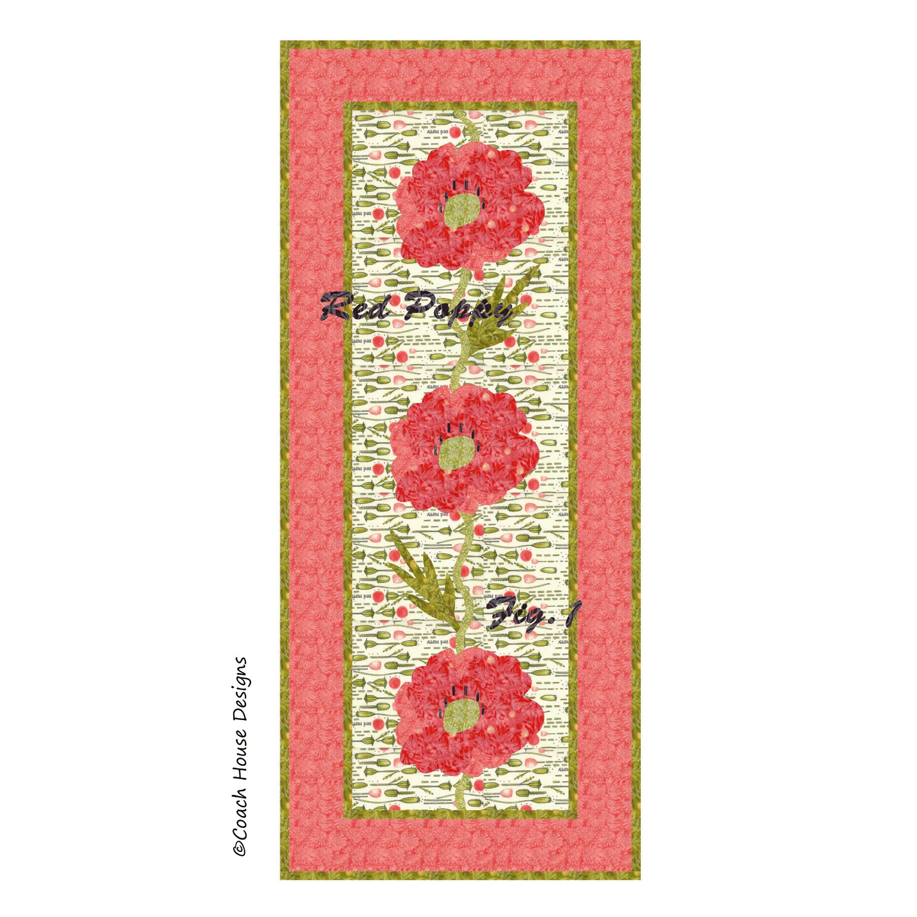 Red Poppy Quilt Pattern – Coach House Designs US