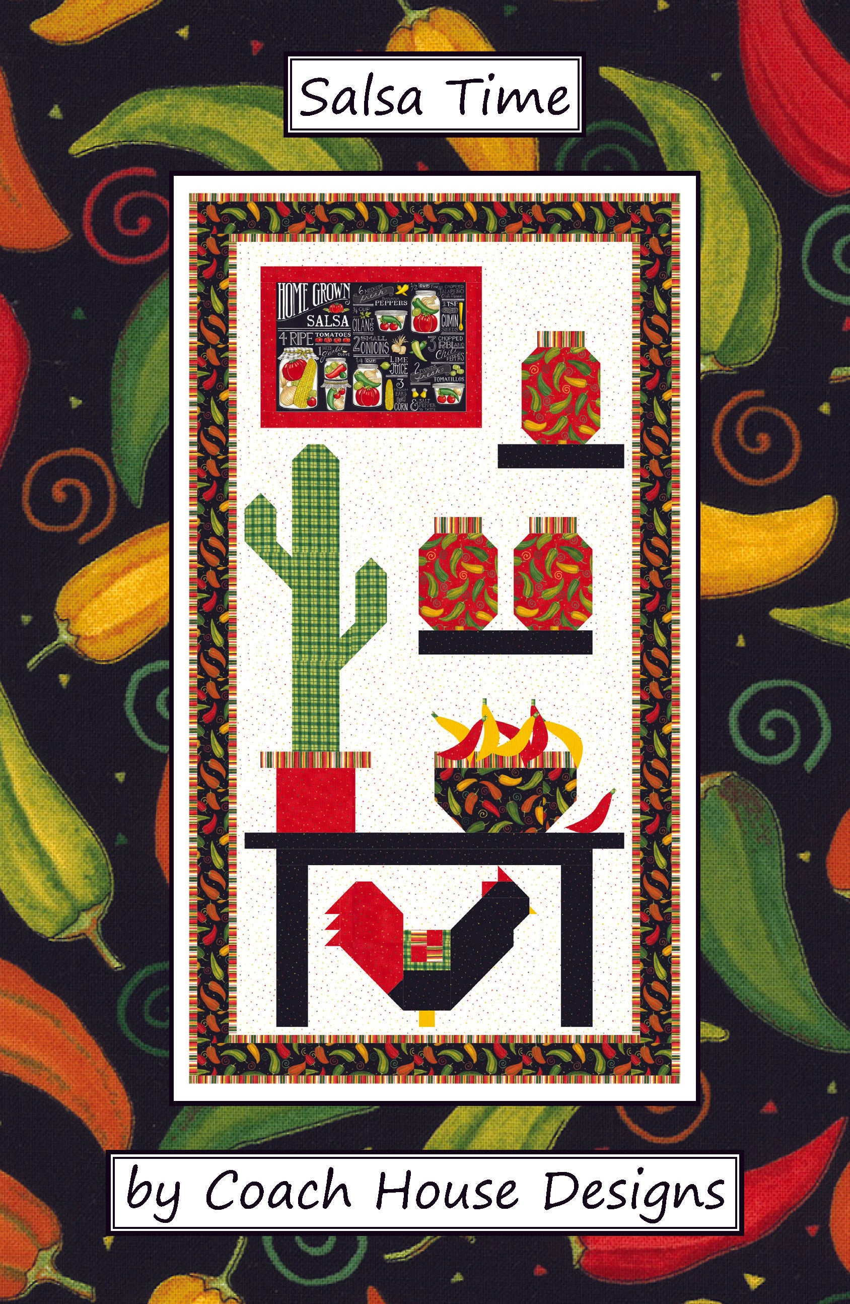 Salsa Time Downloadable PDF Quilt Pattern – Coach House Designs US