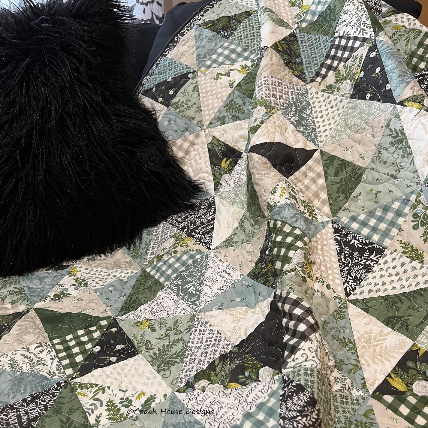 Scrappy Happiness Quilt Pattern – Coach House Designs US