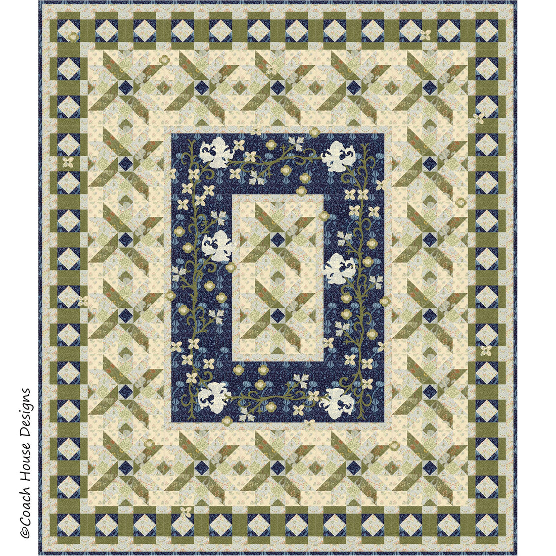 Secret Garden Downloadable PDF Quilt Pattern – Coach House Designs US