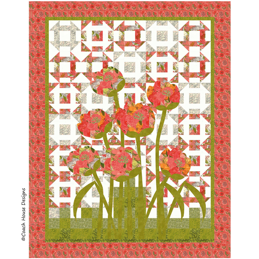 Splendour Downloadable PDF Quilt Pattern – Coach House Designs US