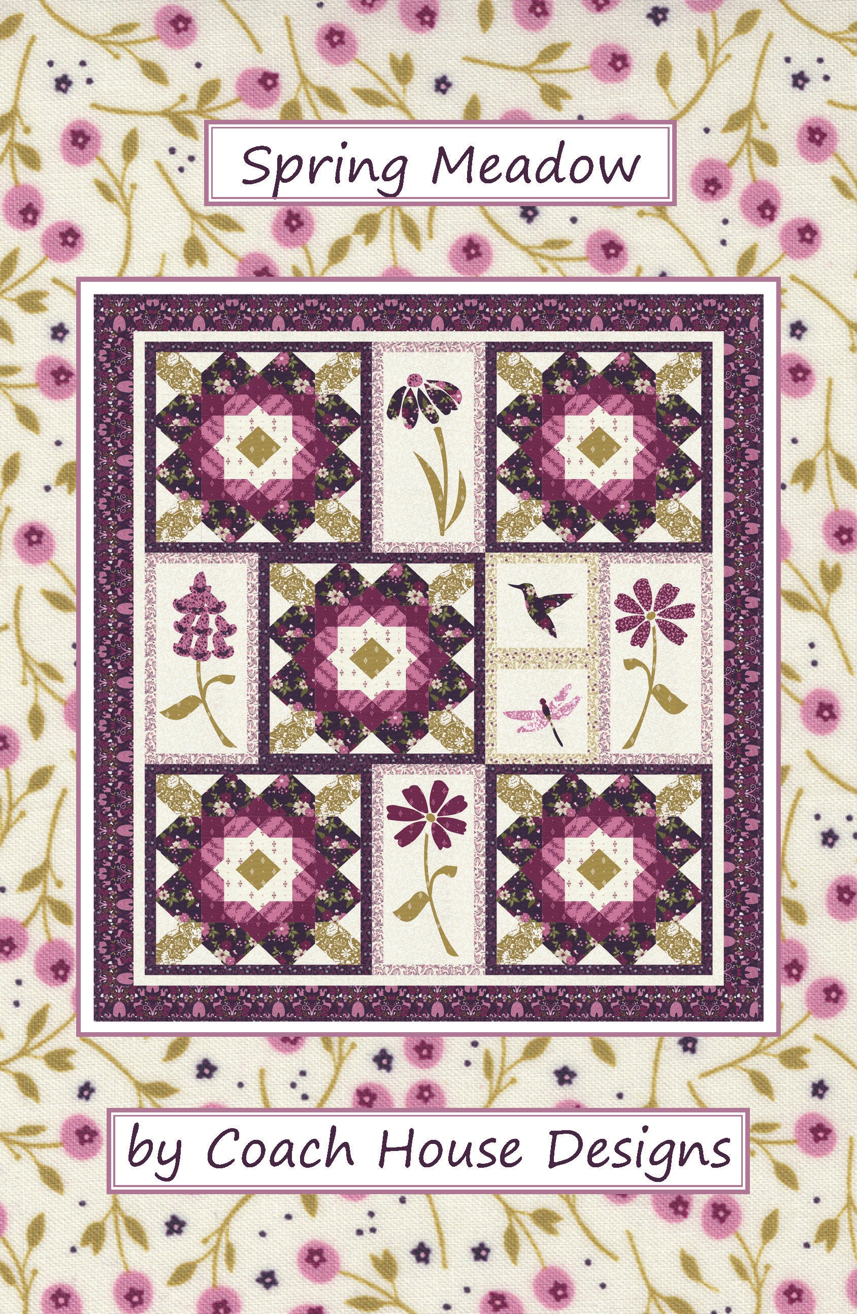 Spring Meadow Quilt Pattern – Coach House Designs US