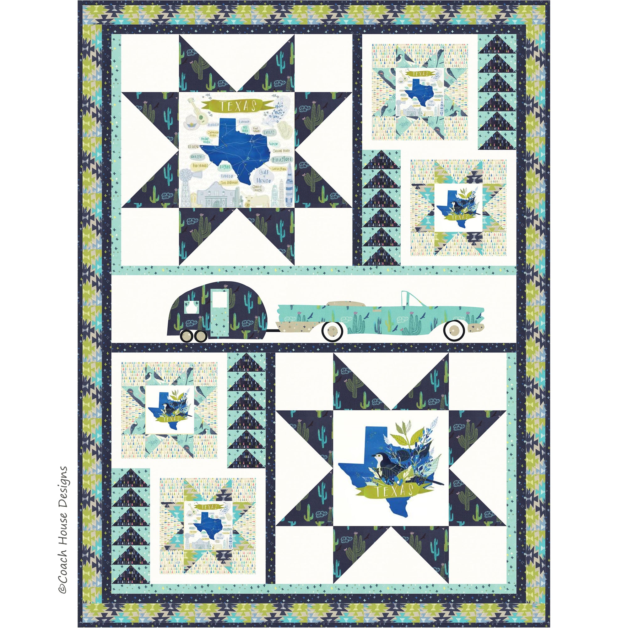 Exploring Route 66 Quilt Pattern – Coach House Designs US