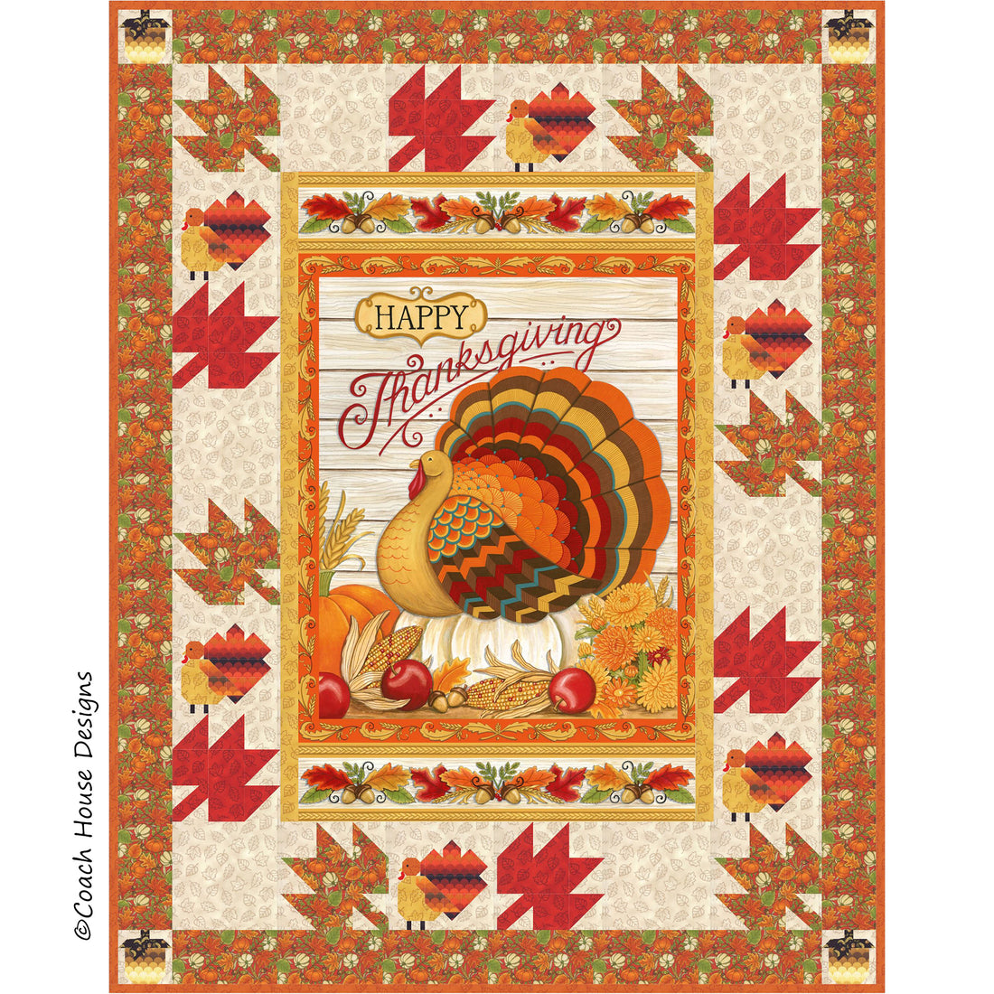 Thankful Banners Quilt Pattern – Coach House Designs US
