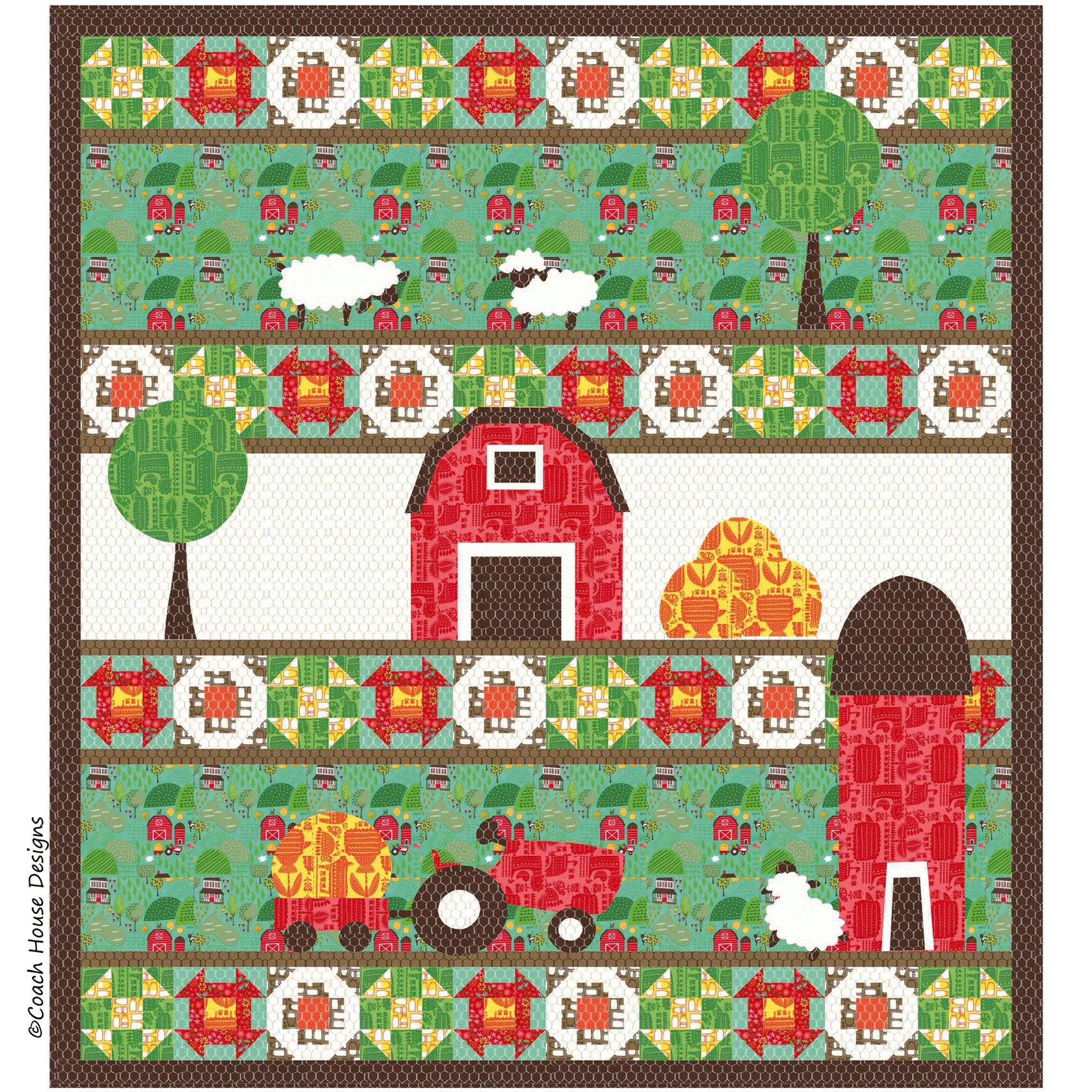 Time to Harvest Quilt Pattern – Coach House Designs US