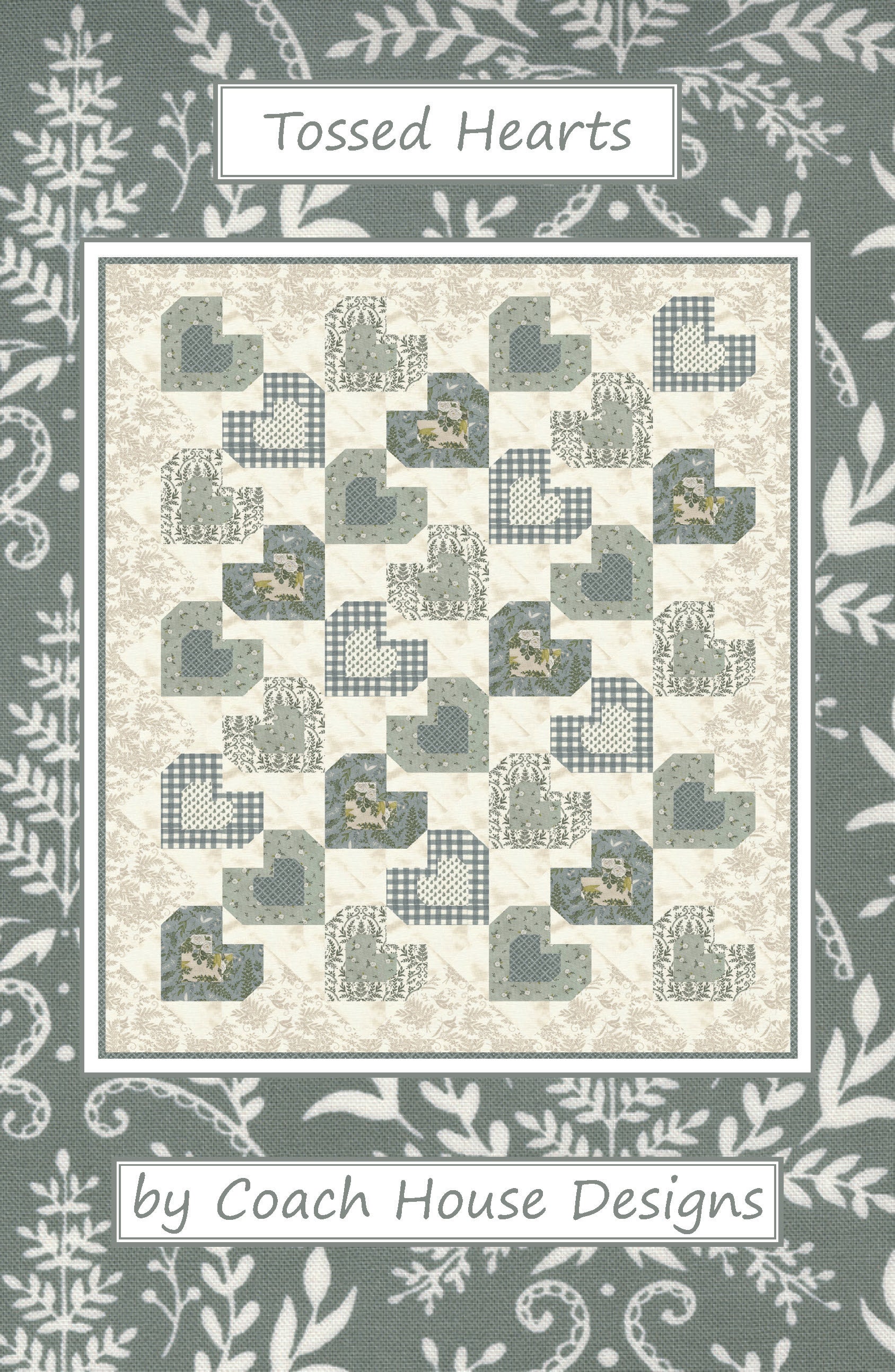 Tossed Hearts Downloadable PDF Quilt Pattern – Coach House Designs US