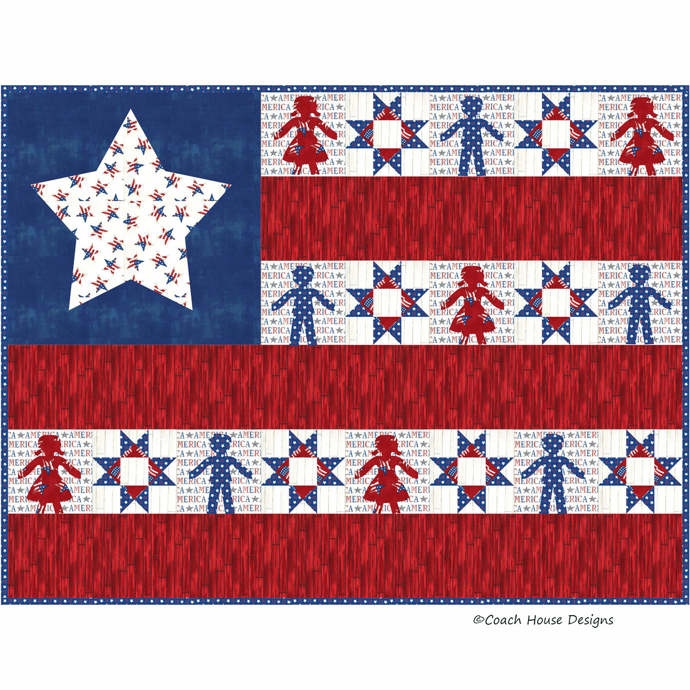 United as One Quilt Pattern – Coach House Designs US