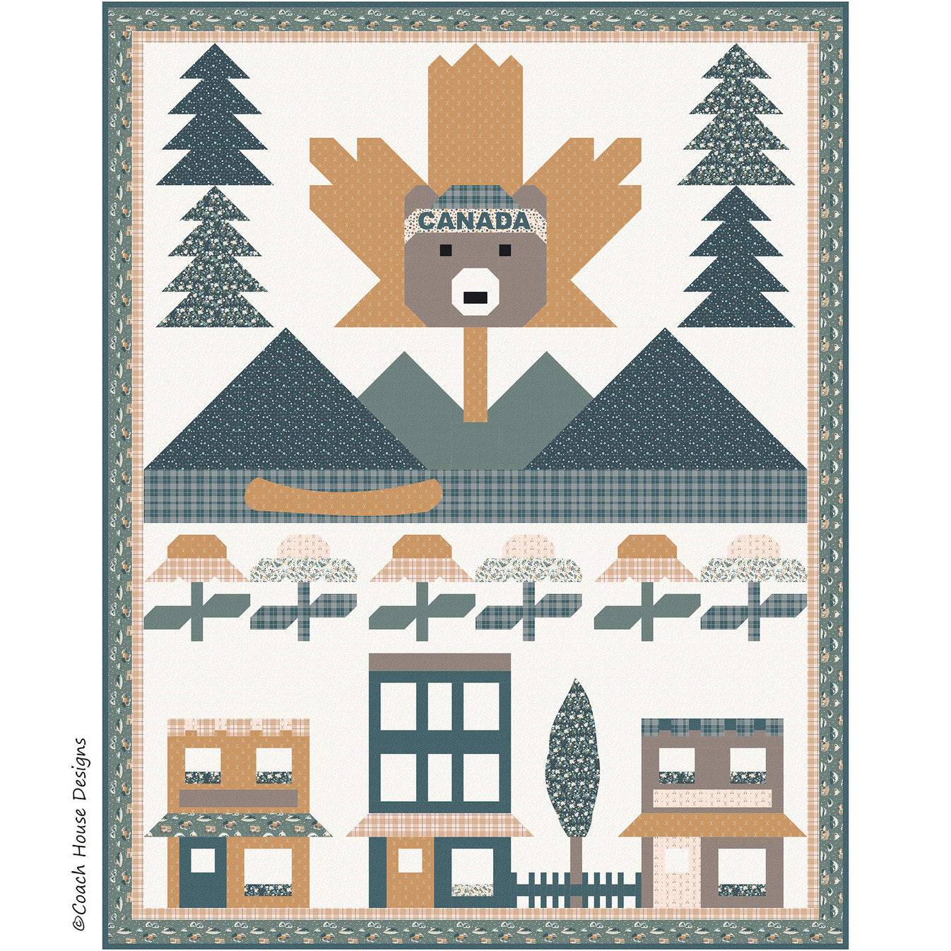 We Are Canadian Quilt Pattern – Coach House Designs US